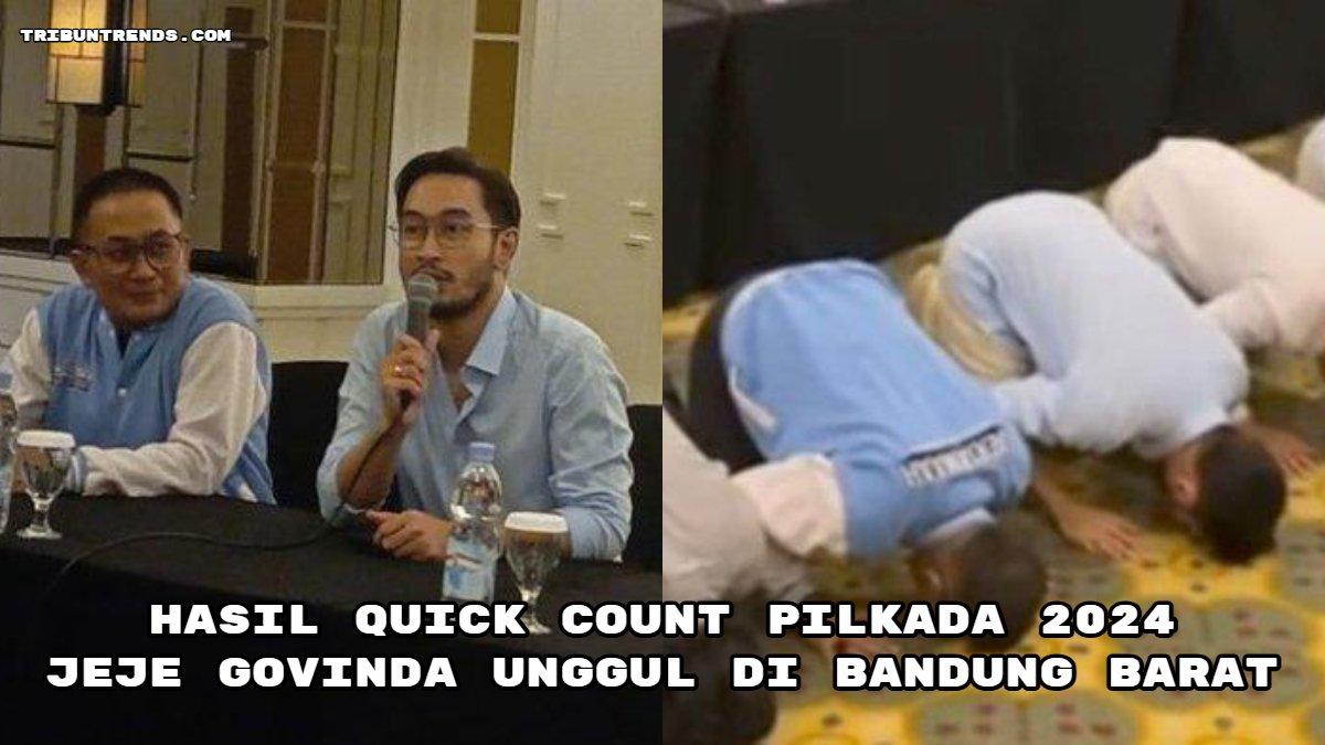 Hasil Quick Count Pilkada Bandung Barat 2024: Jeje Govinda-Asep Ismail Berhasil Ungguli Hengki ...