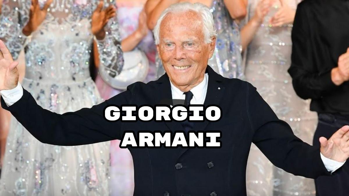 Sosok Giorgio Armani, Meninggal Dunia Usia 91, Tinggalkan Harta Rp198 Triliun, Tak Punya Anak ...