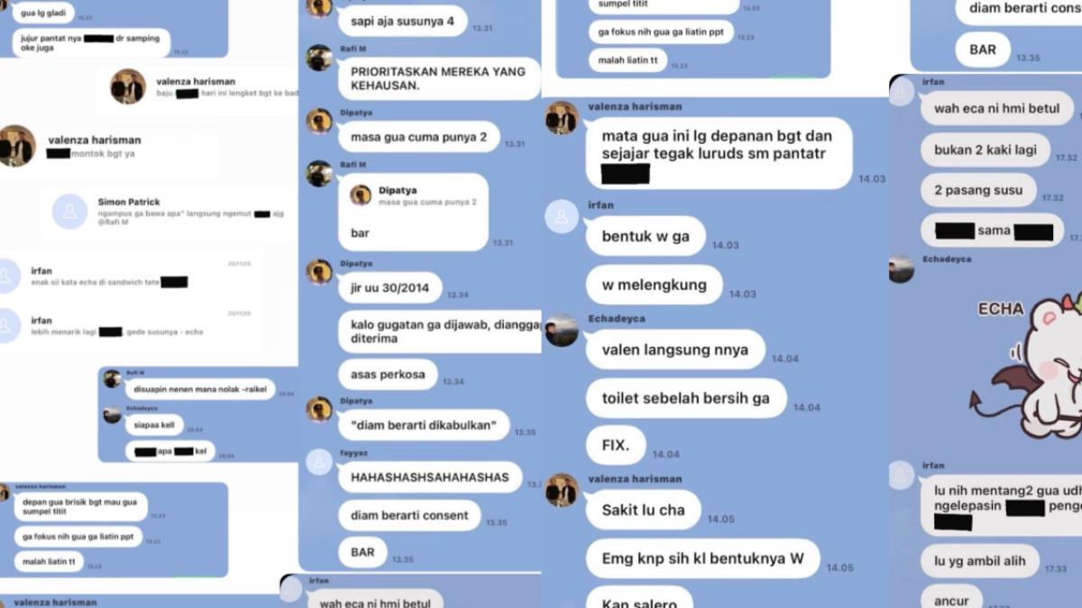Isi Chat Grup WA 'Basecamp Puri Asih' Mahasiswa FH UI, Kasus Mencuat ...