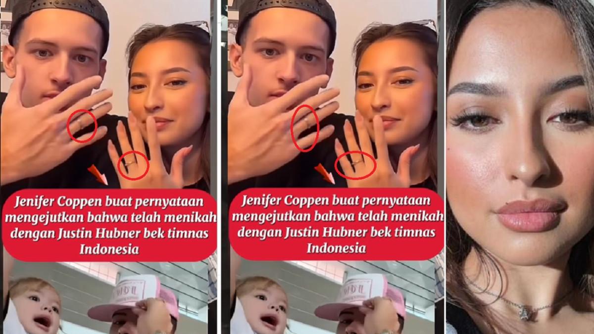 SAH! Foto Penampakan Cincin Kawin Jennifer Coppen dan Justin Hubner ...