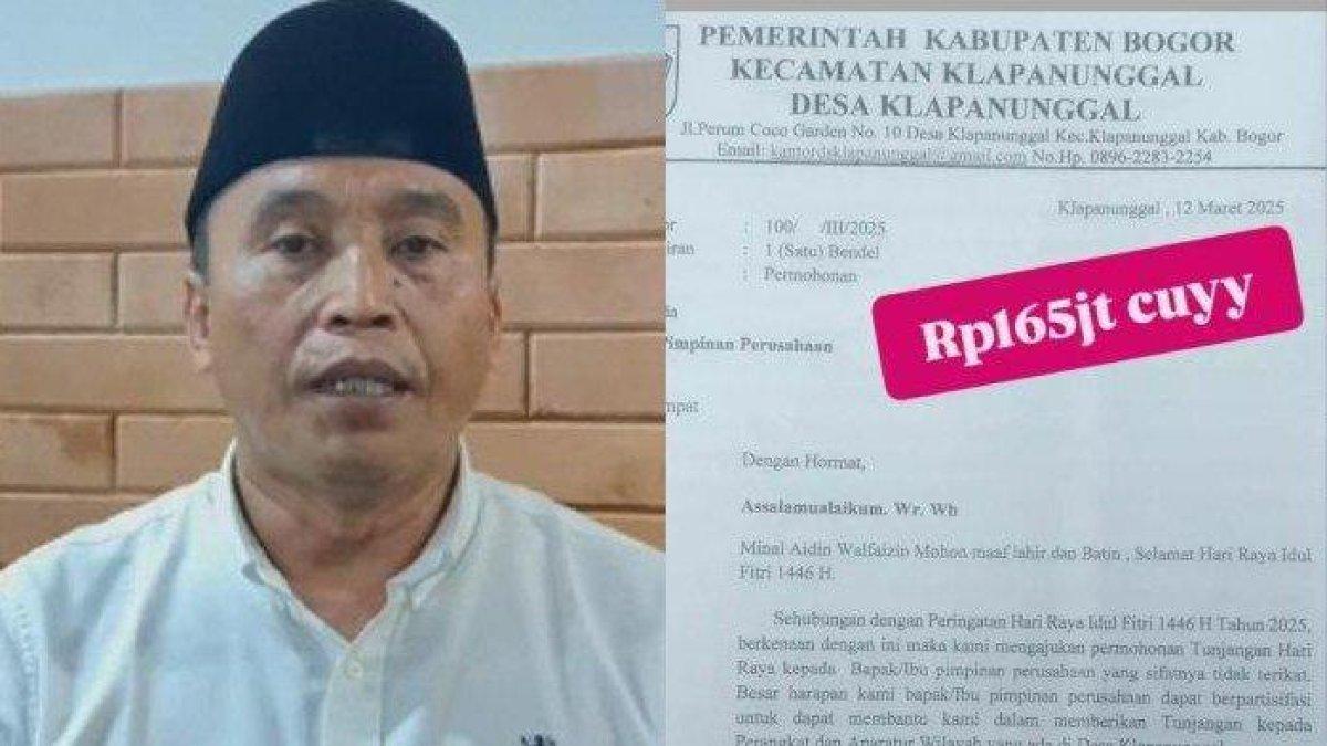 Pantas Dedi Mulyadi Marah, Ini Daftar Rincian THR Rp 165 Juta yang Diminta Kades Klapanunggal ...