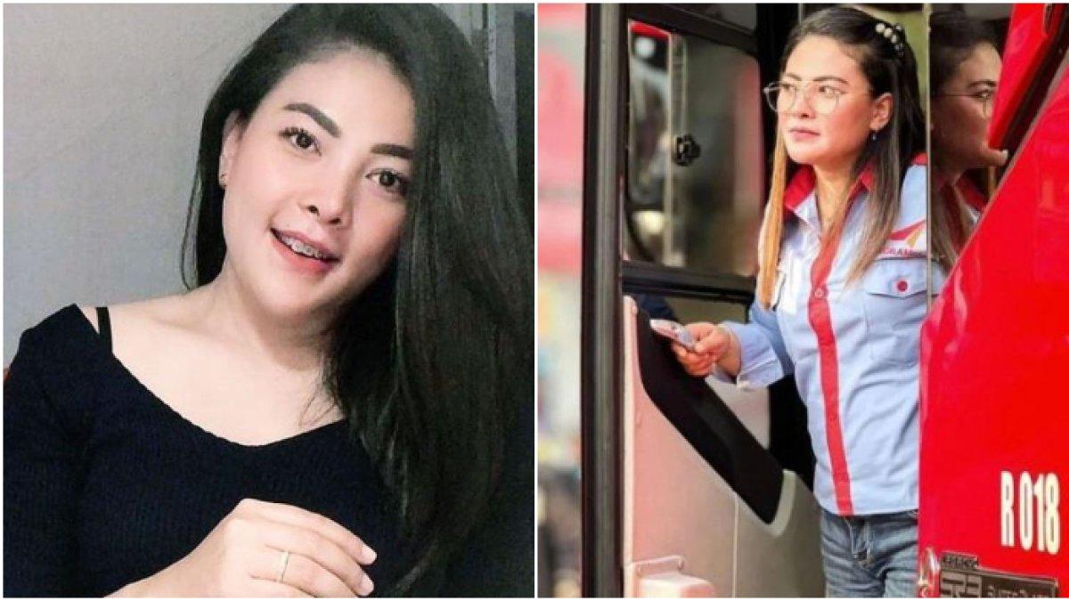 DULU Kerja di Klub Malam, Liena Ozora Insaf, Kini Jadi Sopir Bus, Nangis Haru Terima Gaji Halal ...