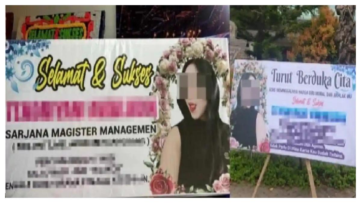 Wisuda di Kendari Jadi Viral, Mahasiswi Dilabrak Istri Sah dan Karangan ...