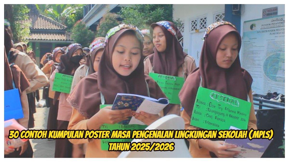 30 Contoh Kumpulan Poster Masa Pengenalan Lingkungan Sekolah Tahun Ajaran 2025/2026 - Halaman ...