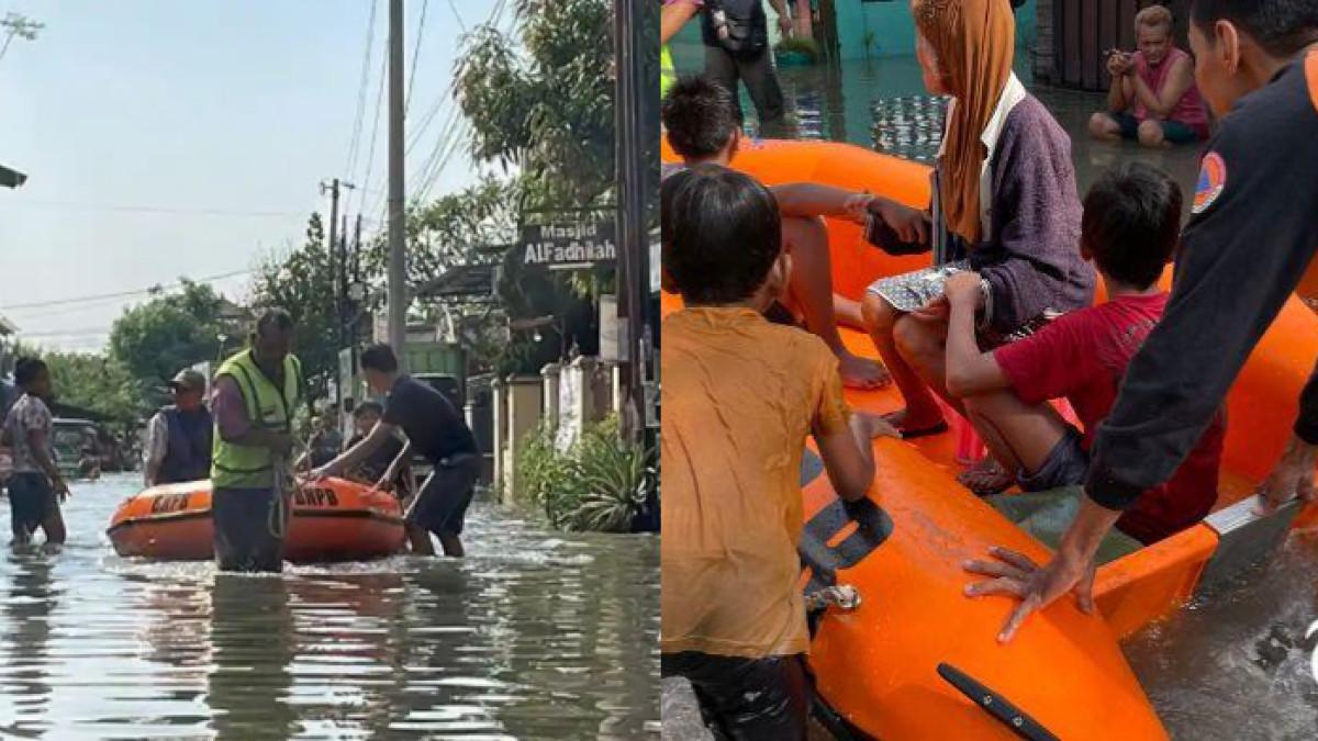 Ketinggian Air 1 Meter, Warga Gentan Sukoharjo Bertahan di Pengungsian ...