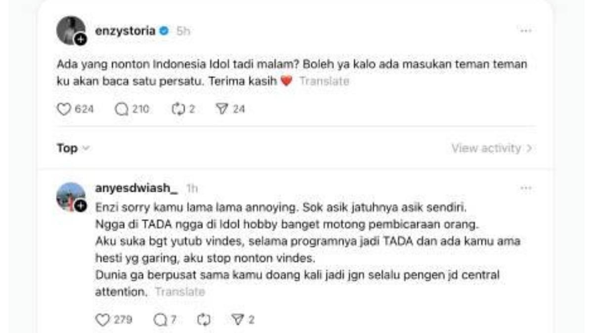 Disentil Netizen Terlalu Berisik di Panggung Indonesian Idol 2026 ...