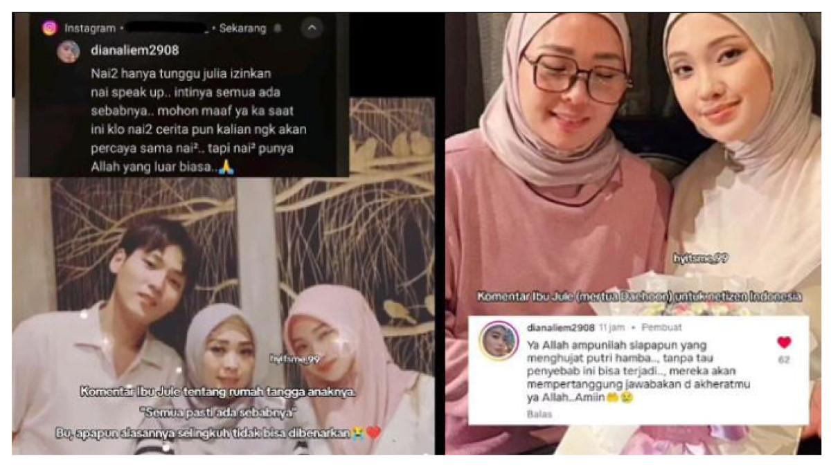 Drama Rumah Tangga Selebgram Jule dan Daehoon: Ibunda Jule Buka Suara ...