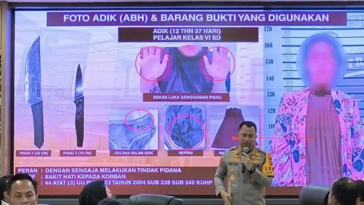 Sandiwara Siswi SD 12 Tahun di Lantai Dua Usai Bunuh Ibu, Terbongkar Lewat Bercak di Celana ...