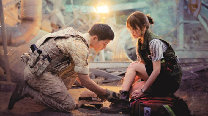 LINK Nonton & Sinopsis Drakor DOTS Descendants of the Sun, Drama Song ...