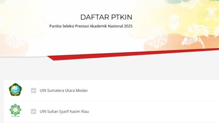 Daftar 59 Pilihan Kampus yang Buka Pendaftaran SPAN-PTKIN 2025, Ini Jadwalnya - TribunNews.com