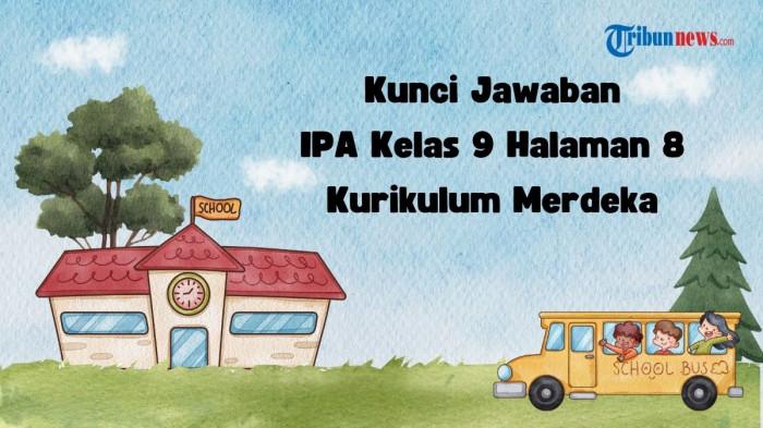 Kunci Jawaban IPA Kelas 9 Halaman 8, Mari Uji Kemampuan Kalian: Pertumbuhan dan Perkembangan ...