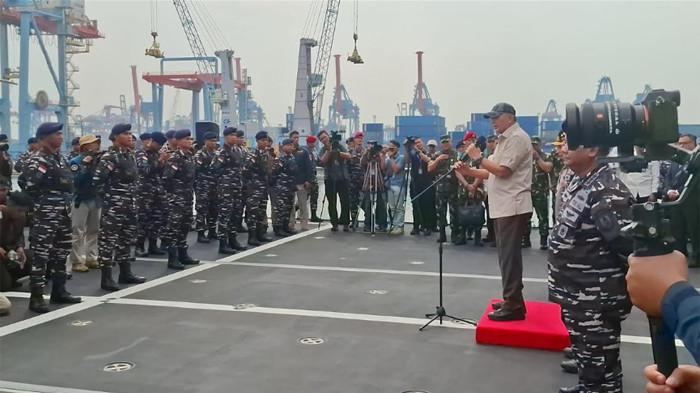 Kapal Perang Baru KRI Brawijaya-320 Tiba Setelah 44 Hari Pelayaran dari ...