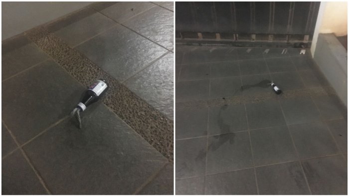 Ini Penampakan Bom Molotov di Rumah Kapitra Ampera - TribunNews.com