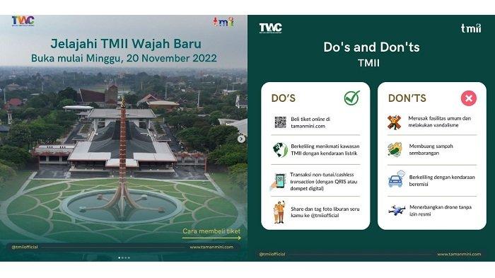 Cara Beli Tiket TMII yang Sudah Dibuka Mulai Hari Ini, Akses tamanmini ...