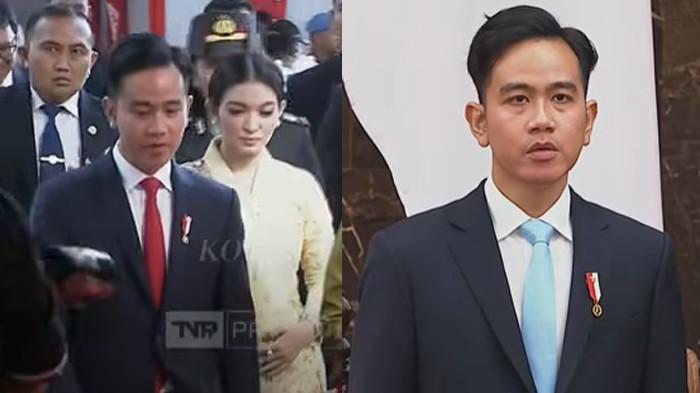 Saat Gibran Ganti Dasi di Sidang Tahunan MPR, Awalnya Merah Jadi Biru - TribunNews.com