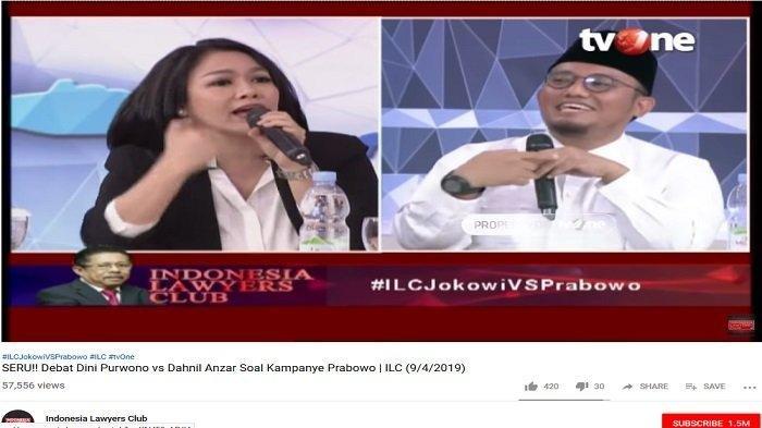 Di ILC, Dahnil Anzar Simanjutak dan Dini Purwono Saling Menyalahkan ...