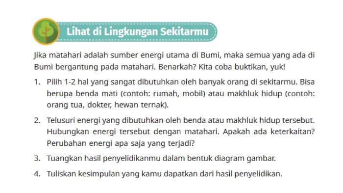 Kunci Jawaban IPAS Kelas 4 SD/MI Halaman 14 Kurikulum Merdeka Edisi Revisi - TribunNews.com