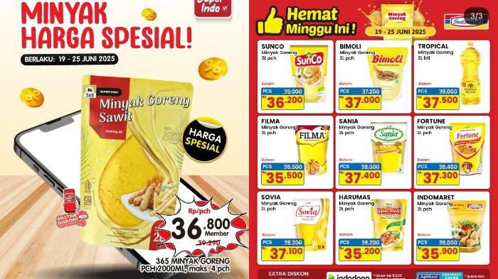 Katalog Promo JSM Indomaret, Alfamart dan Superindo 20-22 Juni 2025: Minyak Goreng 2L Rp30 ...