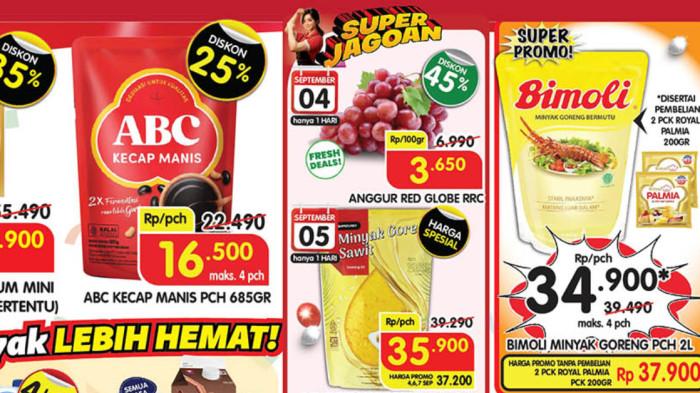 Promo JSM Alfamart, Indomaret dan Superindo Jumat 5 September 2025: Minyak Goreng Bimoli 2L Rp34 ...