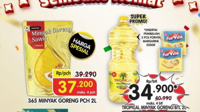 Promo JSM Alfamart, Superindo, Indomaret Jumat 22 Agustus 2025: Minyak Goreng Tropical 2L Rp34 ...