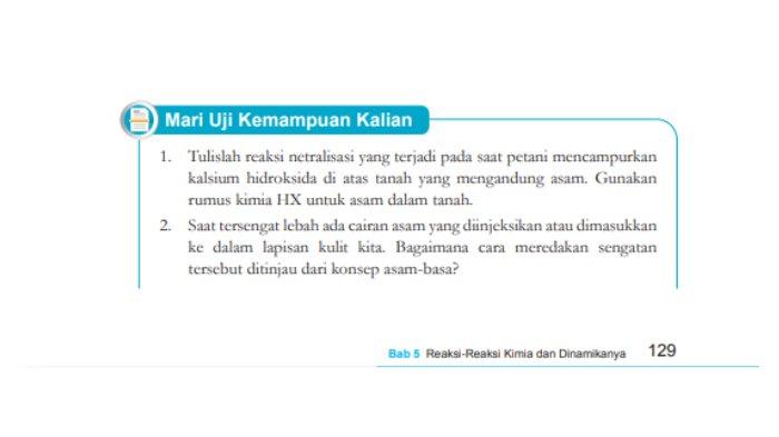 Kunci Jawaban IPA Kelas 9 Halaman 129 Kurikulum Merdeka: Mari Uji Kemampuan Kalian - TribunNews.com