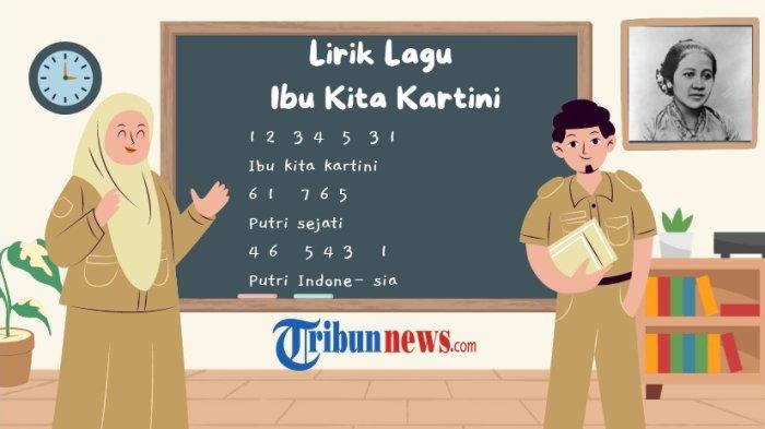 Lirik Lagu Ibu Kita Kartini Ciptaan W.R Supratman, Beserta Not Angka Pianika - TribunNews.com