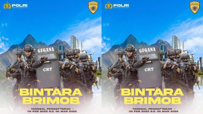 Penerimaan Polri 2025 Bintara Brimob: Syarat Umum, Syarat Khusus, Cara Daftar - TribunNews.com