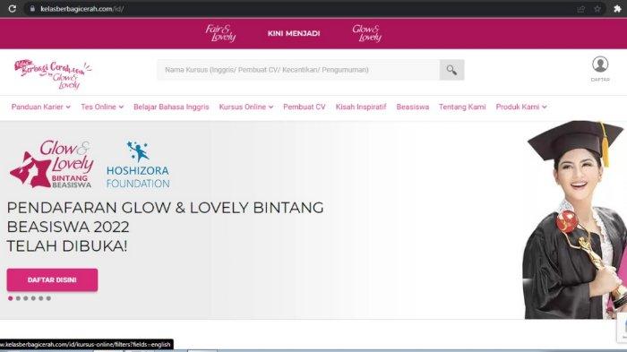 Program Beasiswa Glow & Lovely 2022 Dibuka, Simak Syarat dan Ketentuannya - TribunNews.com