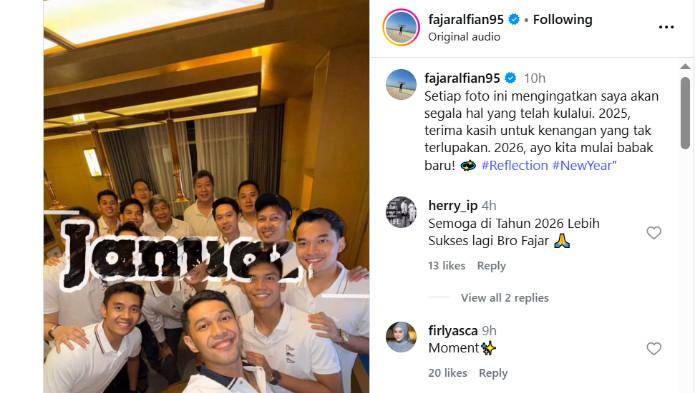 Pesan Fajar Alfian Sambut 2026: Ayo Kita Mulai Babak Baru! - TribunNews.com