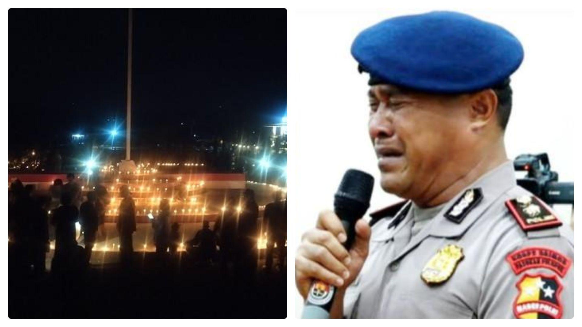 AKSI 1000 Lilin dari Tanah Ngada, Dukungan Moral dan Doa untuk Kompol ...