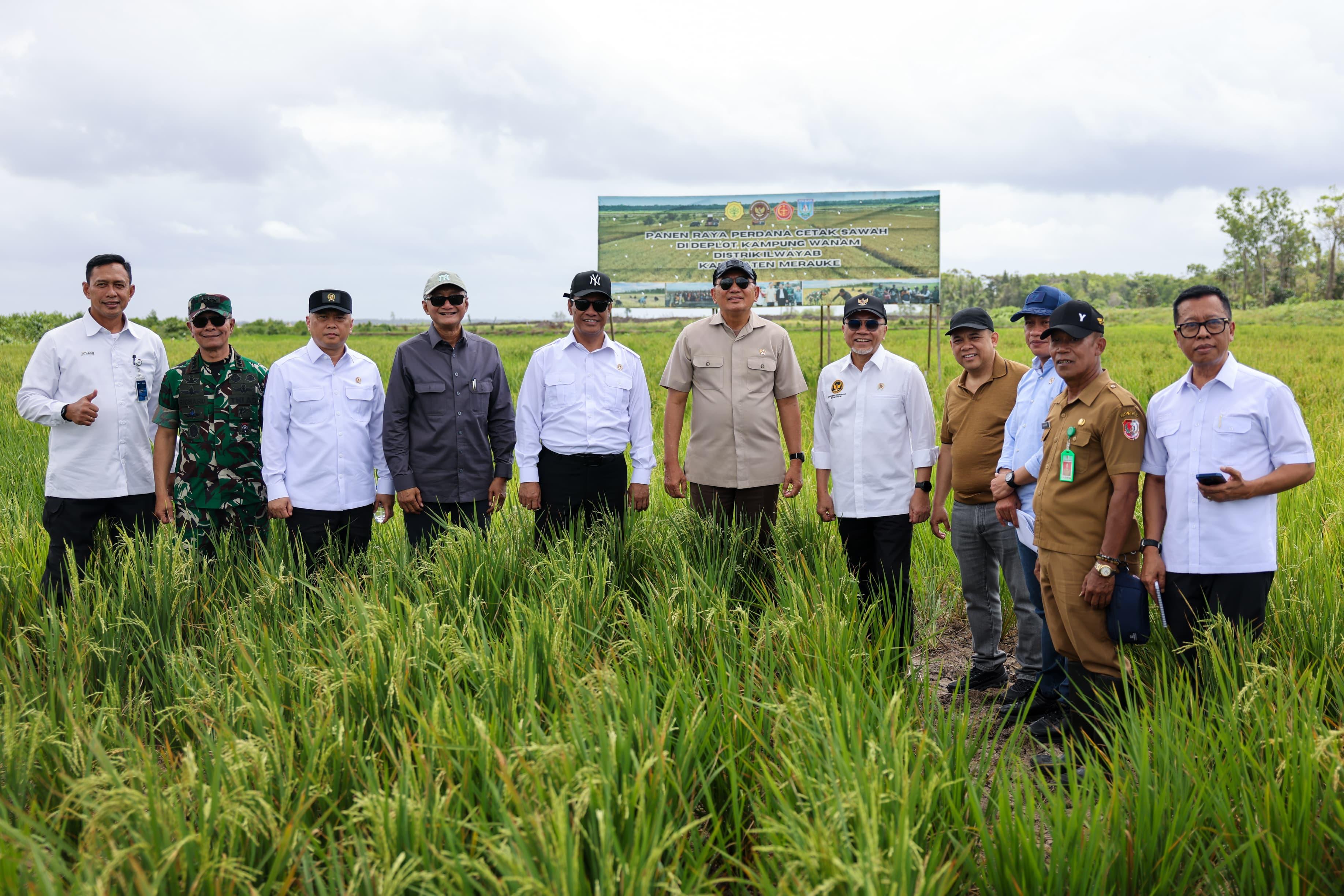5 Menteri Prabowo Rapat di Wanam Merauke yang Diproyeksikan Jadi Pusat Cadangan Pangan Nasional ...