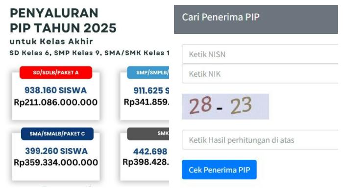 Login pip.kemendikdasmen.go.id Cek Penerima PIP 2025, Bisa Dicairkan ...
