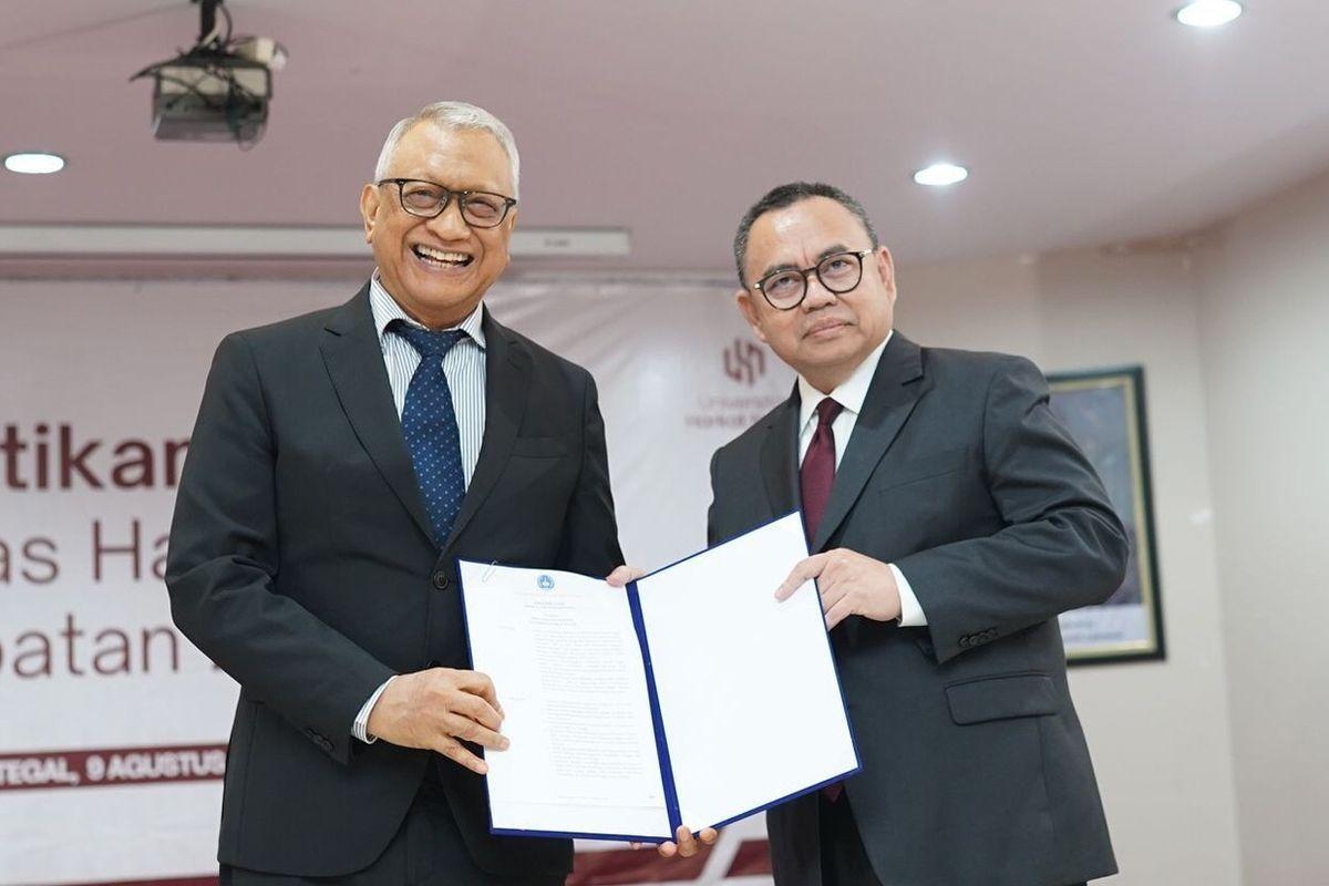 Profil Sudirman Said Jadi Rektor Universitas Harkat Negeri Tegal ...