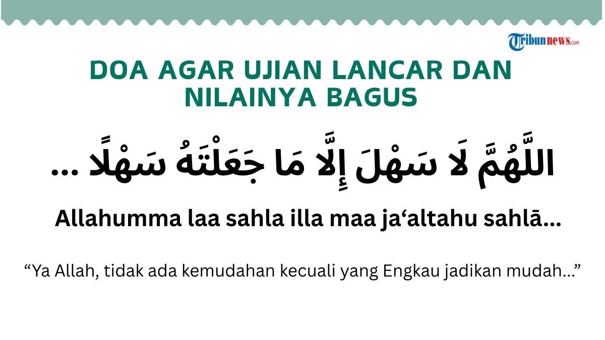 Doa Agar Ujian Lancar dan Mendapat Nilai Bagus, Hasil Belajar Tidak Sia-Sia - TribunNews.com