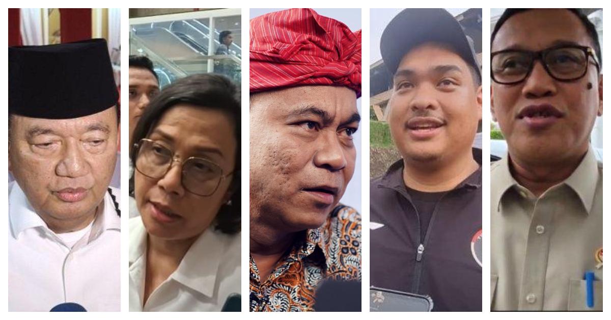 Daftar 5 Menteri yang Kena Reshuffle Prabowo: Sri Mulyani hingga Budi ...