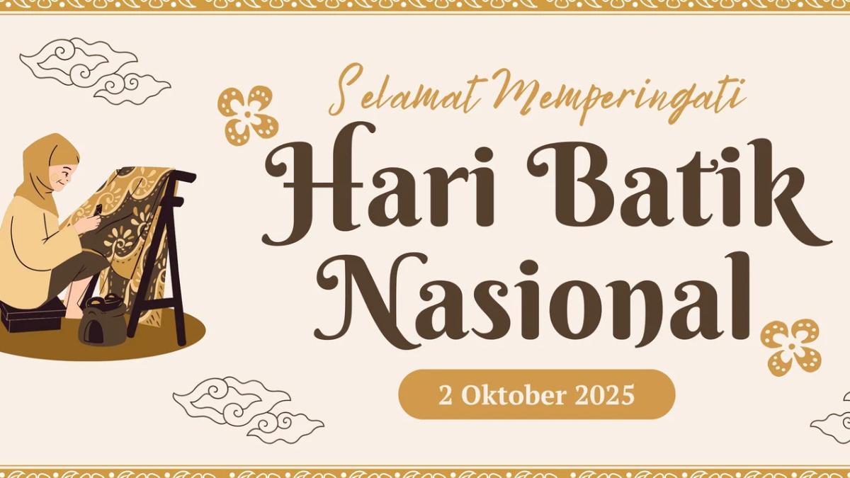 Tanggal 2 Oktober 2025 Memperingati Hari Batik Nasional, Ini Tema dan Sejarahnya - TribunNews.com
