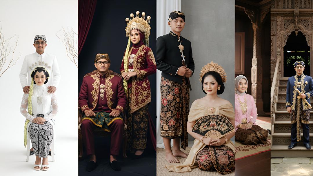 8 Prompt Gemini AI Foto Prewedding Baju Adat Sunda, Jawa, Minang, Bali ...