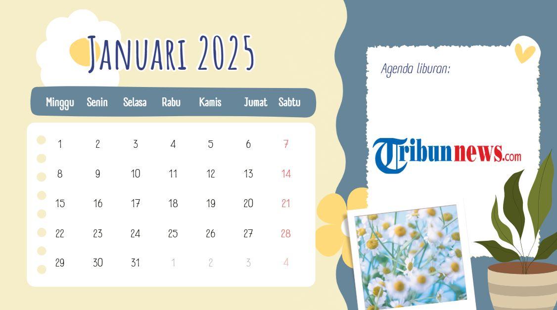 Kalender Januari 2025: Daftar Hari Libur Nasional dan Cuti Bersama ...