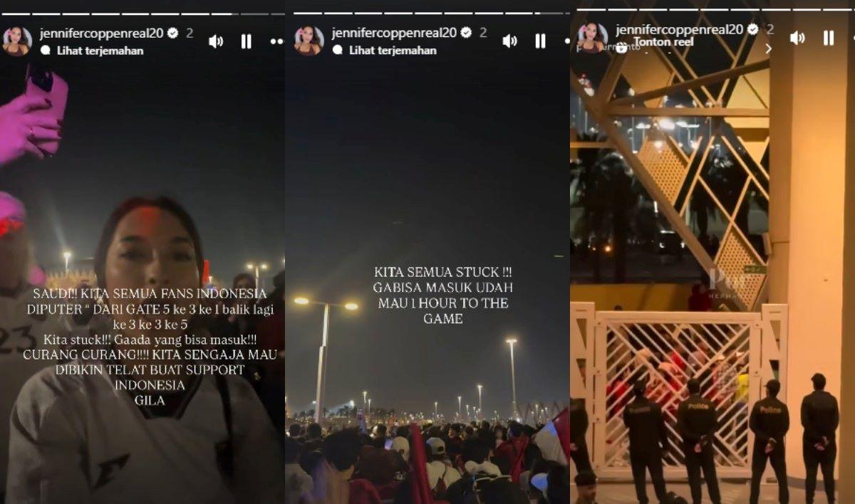 Jennifer Coppen Sewot, Frustasi Dipersulit Masuk Stadion King Abdullah Jeddah untuk Dukung ...