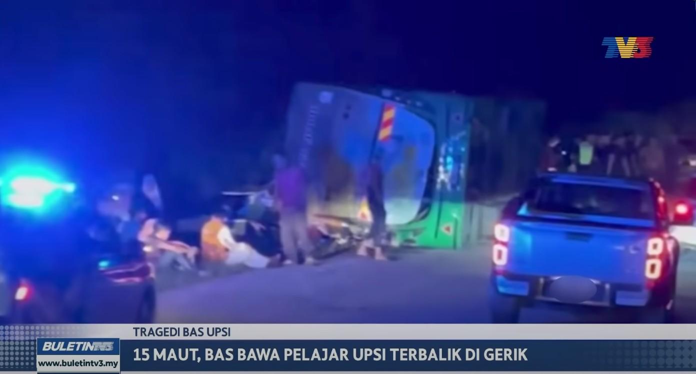 15 Mahasiswa Tewas pada Kecelakaan Bus di Gerik Perak, PM Malaysia ...
