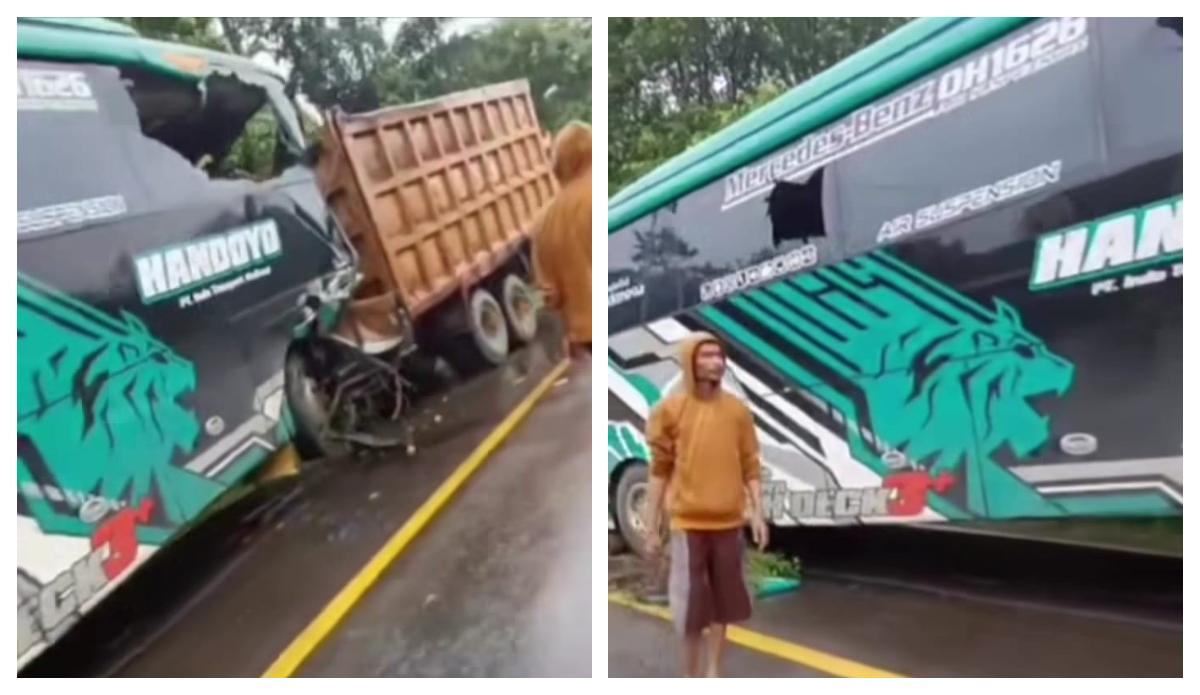 Bus Handoyo Angkut Rombongan Santri Temboro Kecelakaan Musi Banyuasin ...