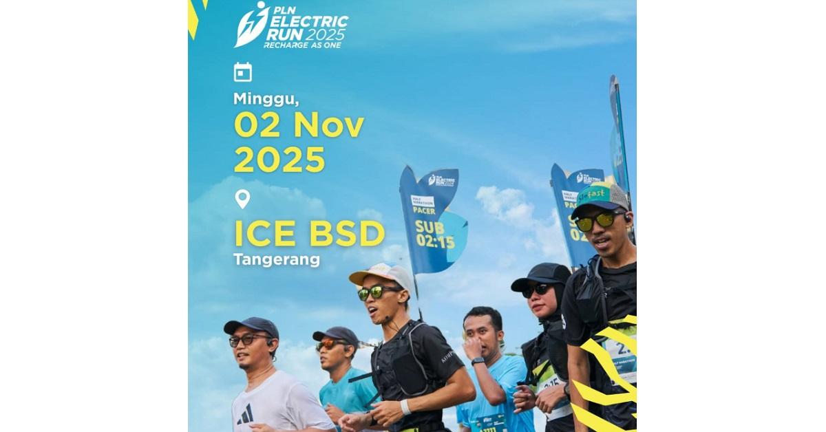 Harga Tiket PLN Electric RUN 2025, General Admission Dibuka 25 Agustus ...