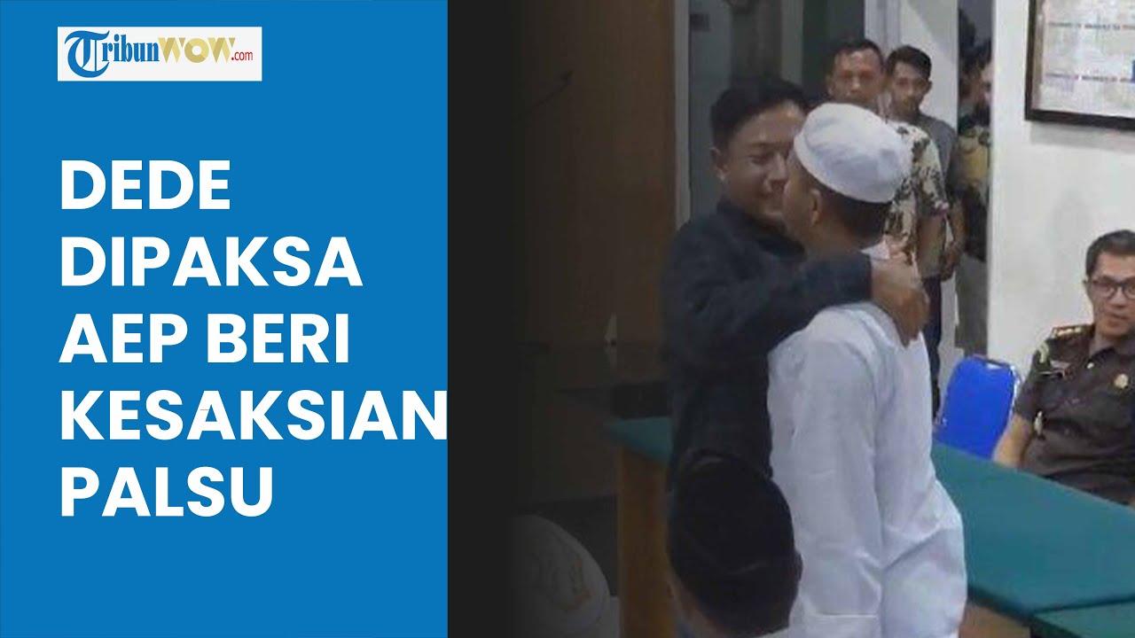 Video Dede Minta Maaf dan Peluk Terpidana Kasus Vina, Ngaku Dipaksa Aep ...
