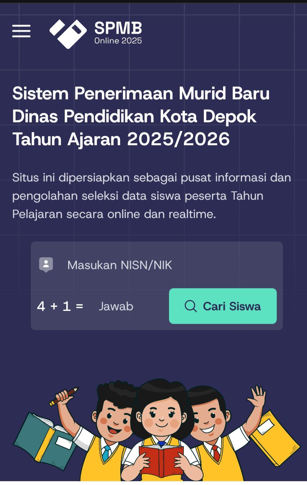 Daftar SPMB Depok 2025 untuk TK, SD, SMP, Cek Jadwal dan Syarat Lengkapnya - TribunNews.com