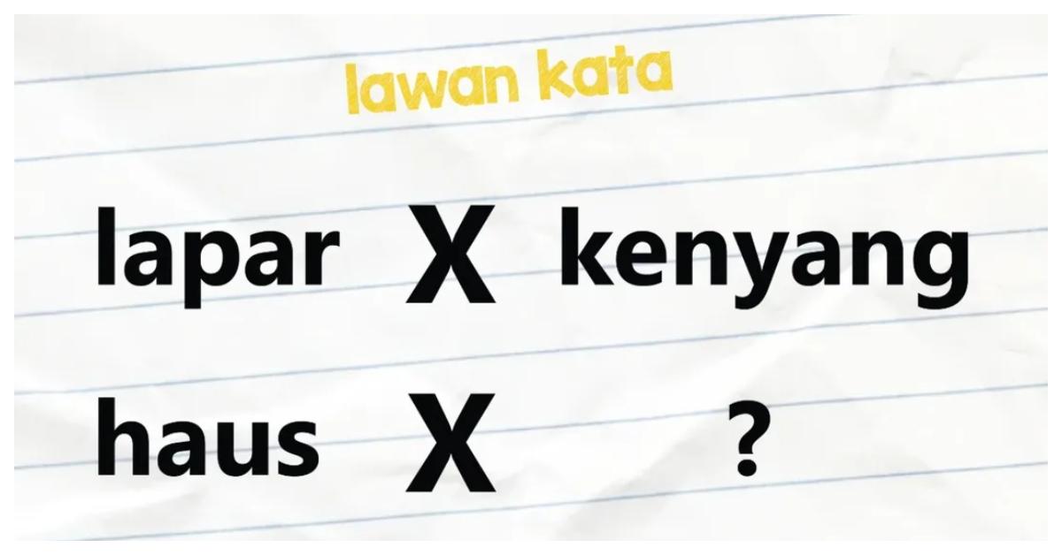 Mengenal Apa Itu Palum, Lawan Kata Haus, Sudah Masuk KBBI - TribunNews.com