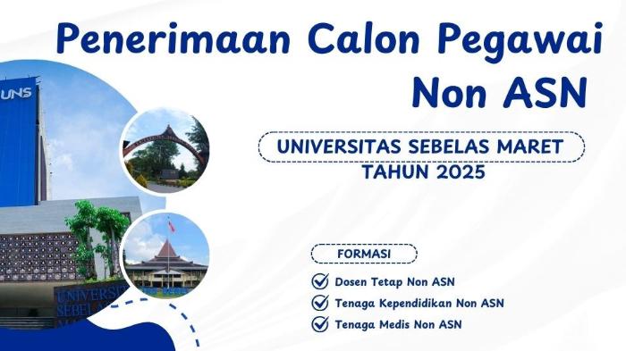 UNS Buka Penerimaan Pegawai untuk Formasi Dosen, Tendik, dan Tenaga ...