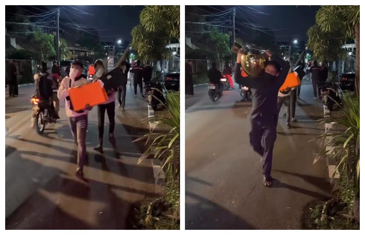 Penjarahan Rumah Sri Mulyani di Bintaro, Massa Bawa Lukisan, Televisi ...