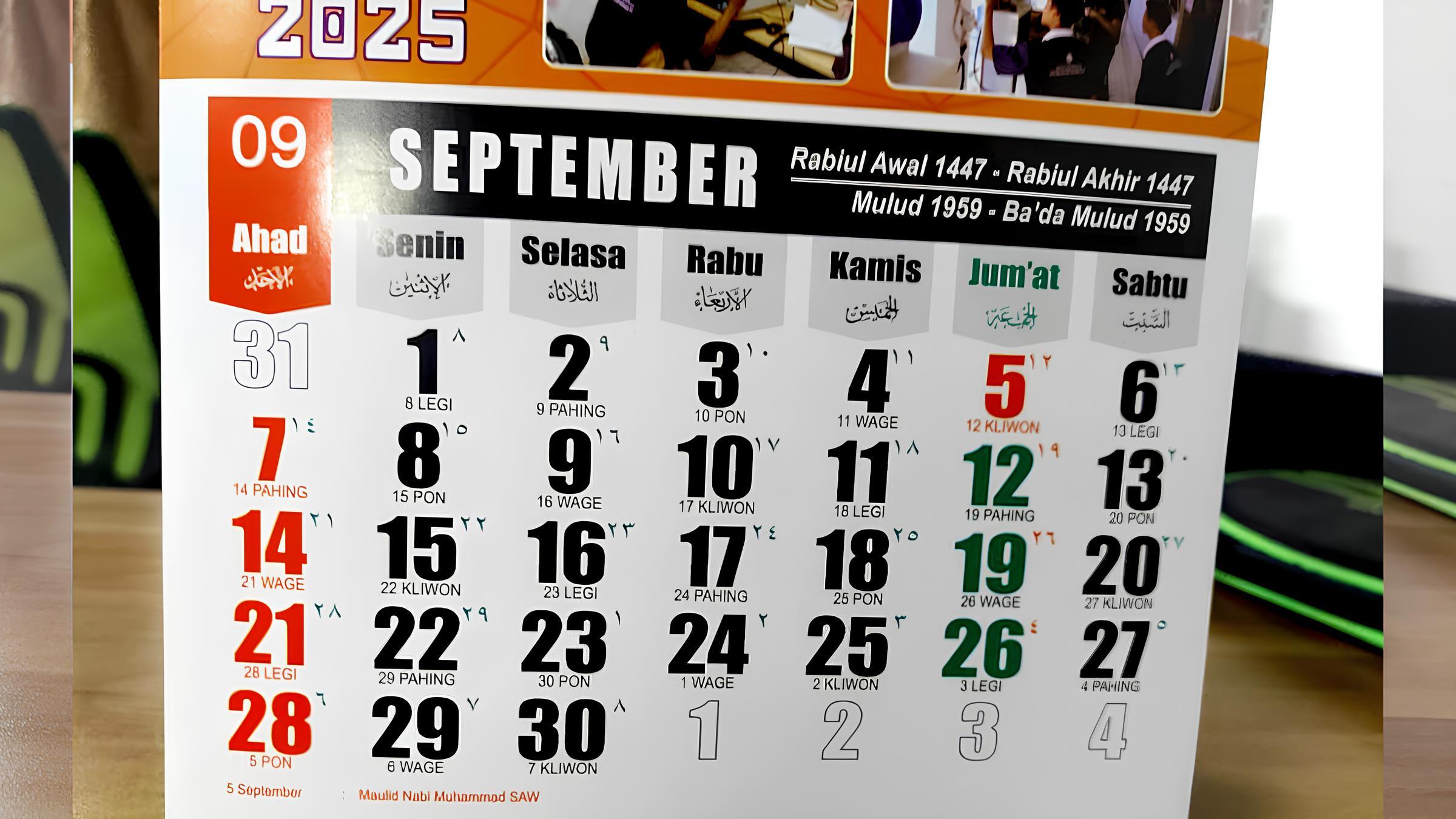 Hari Ini 5 September 2025 Libur Apa? Cek Jadwal Long Weekend Libur ...