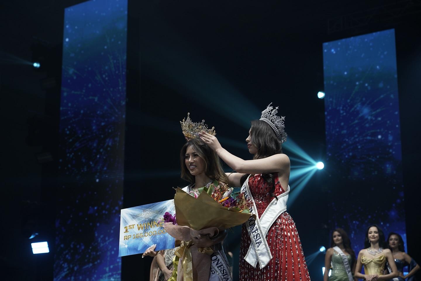 Sosok Sanly Liu, Pemenang Miss Universe Indonesia 2025 - TribunNews.com