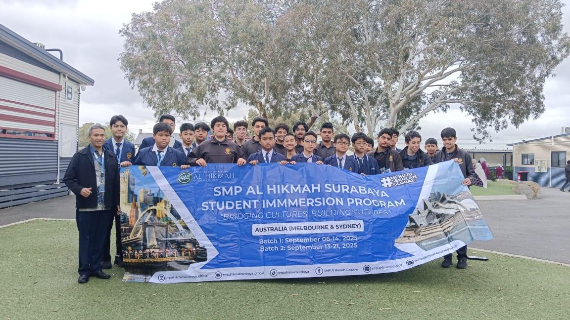 98 Siswa SMP Al Hikmah Surabaya Ikuti Sit In Class di Melbourne ...